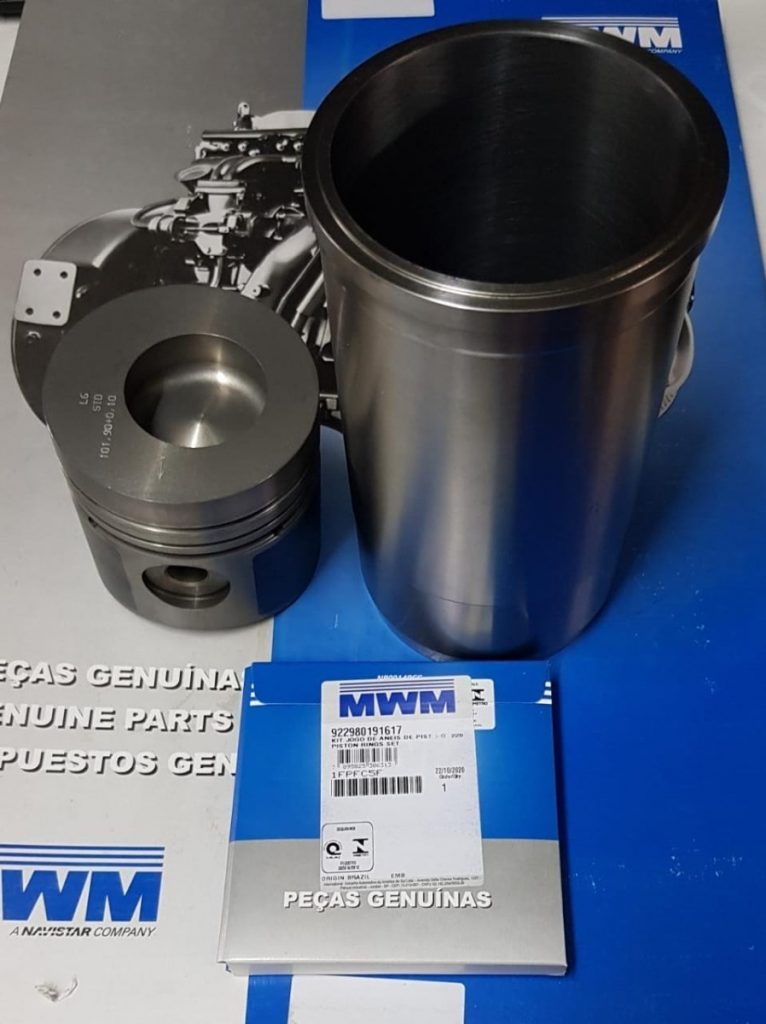 Conjunto Mwm Turbo D229 4 Y 6 Cilindros Aros Originales – Repuestos ...